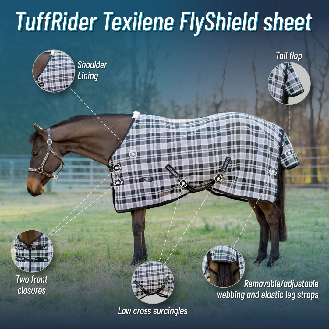 TuffRider Texilene Shoulder Lining FlyShield sheet – Breeches.com