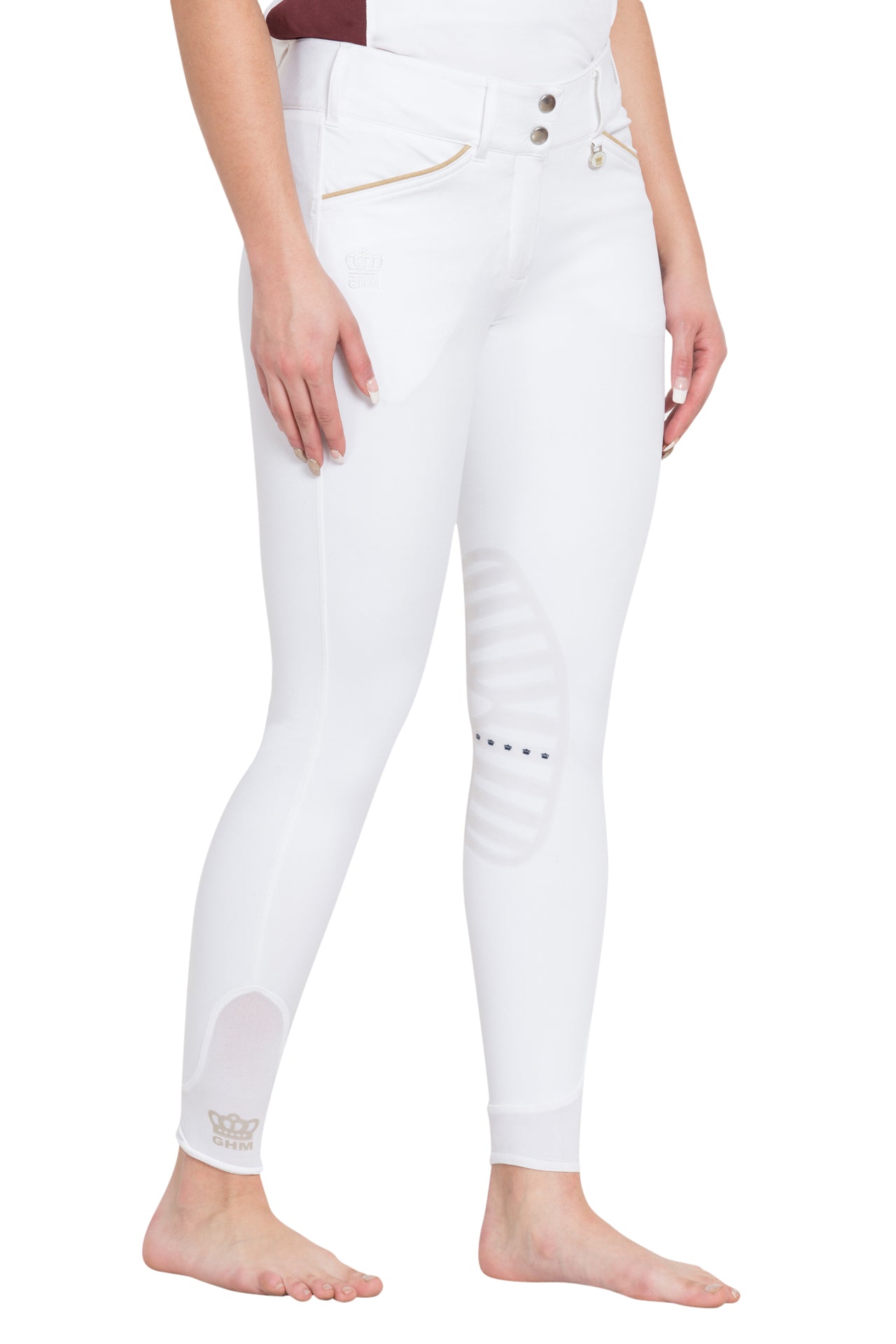 George H Morris Ladies Add Back Silicone Knee Patch Breeches – Breeches.com